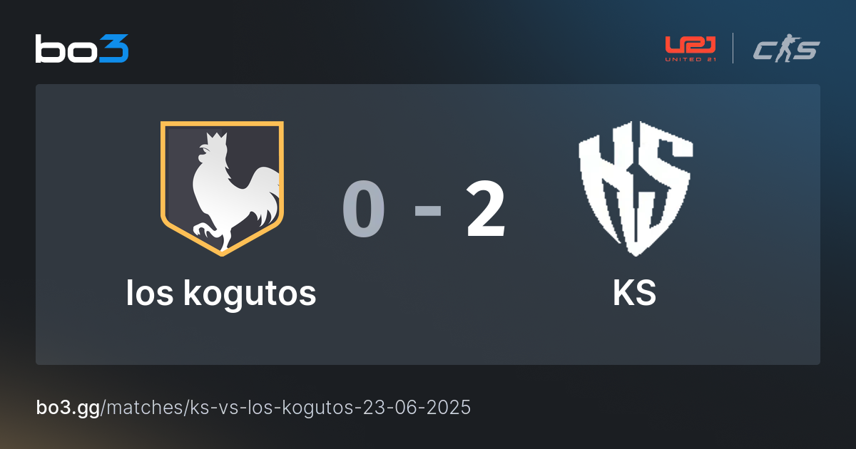 los kogutos vs KS - CS2 Match at United21 Season 33