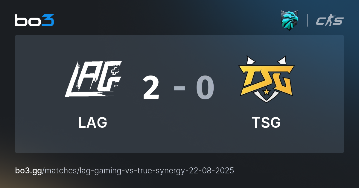 LAG vs TSG Economía - Partido de CS2 en Dust2.us Eagle Masters Series 3