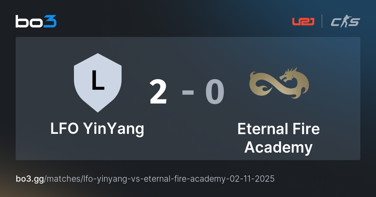 LFO YinYang vs Eternal Fire Academy - Partido de CS2 en United21 Season 40