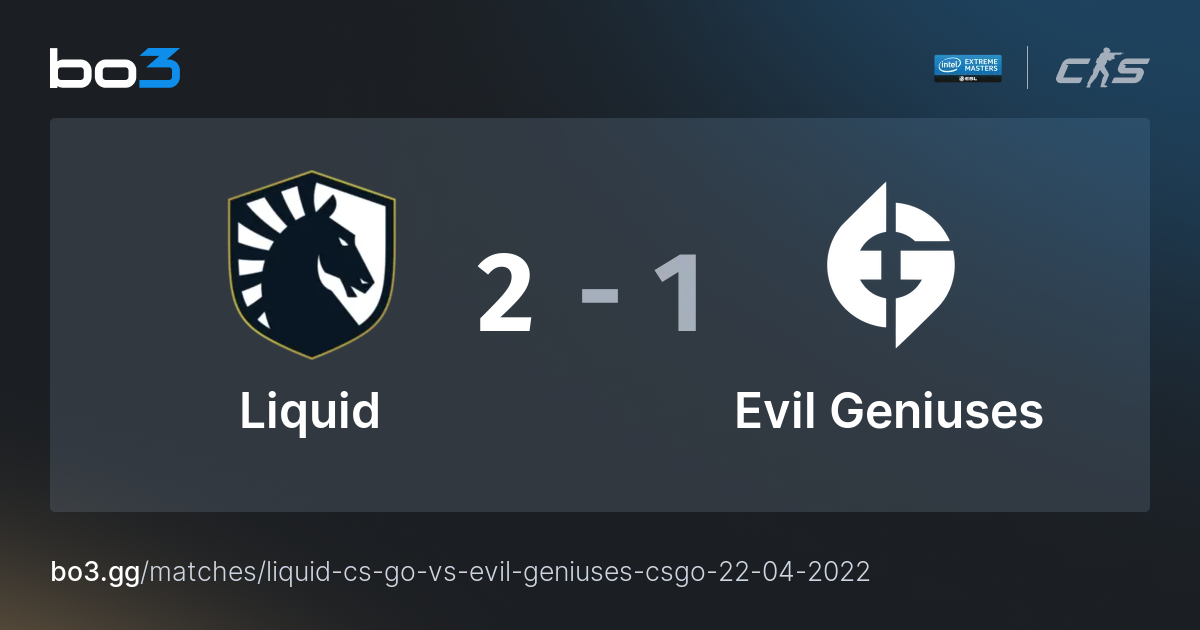 Liquid vs Evil Geniuses - CS2 Match at IEM Dallas: North American Closed Qualifier XVII 2022