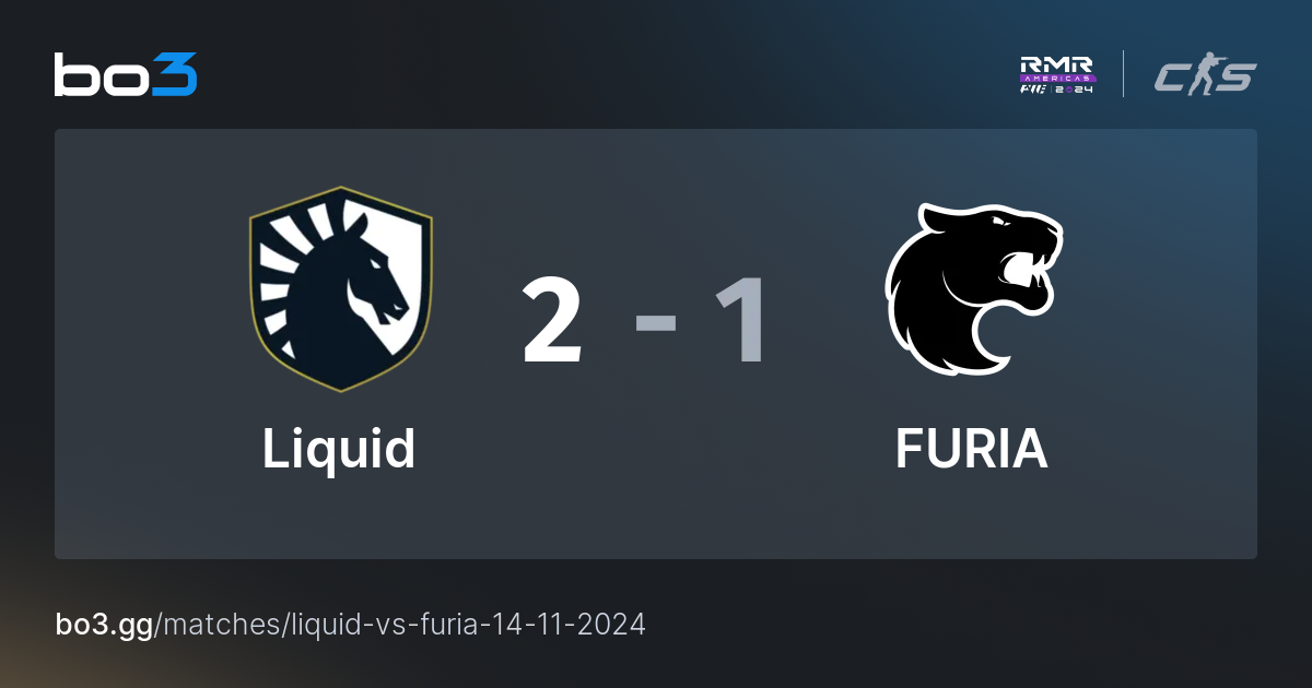 Liquid vs FURIA - CS2 Match at Perfect World Shanghai Major 2024: American RMR