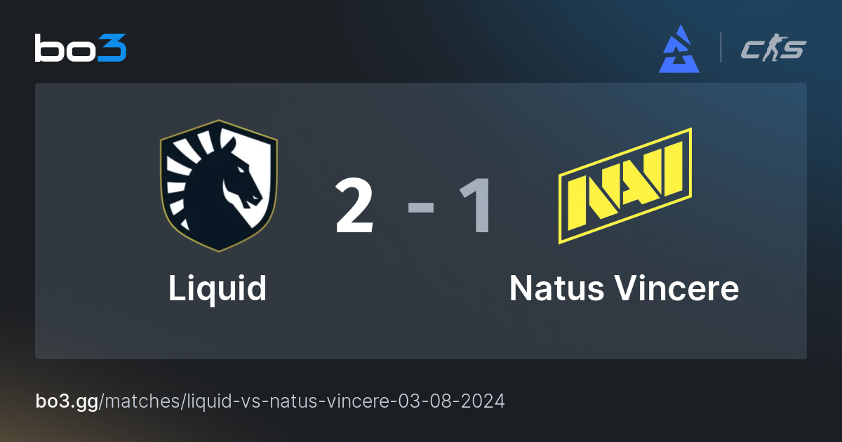 Liquid vs Natus Vincere - Partido de CS2 en BLAST Premier: Fall Groups 2024