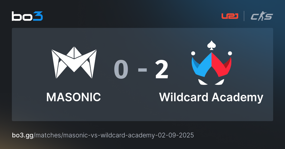 MASONIC vs Wildcard Academy - United21 Season 37 Turnuvasında CS2 Maçı