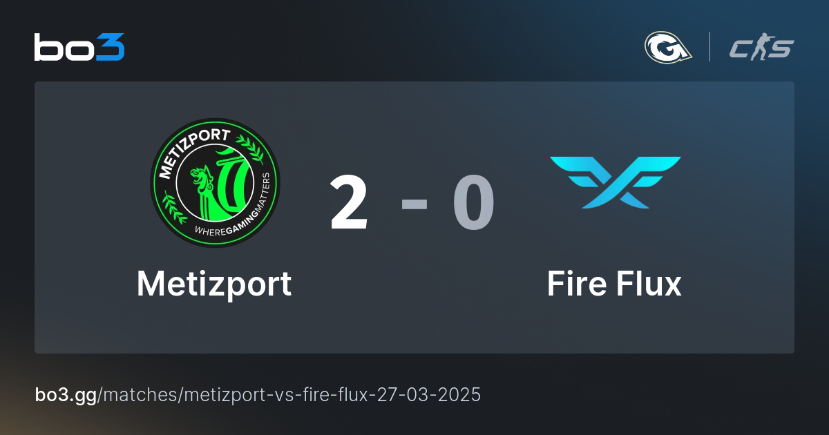 Metizport vs Fire Flux - CS2 Match at Galaxy Battle 2025 // STARTER