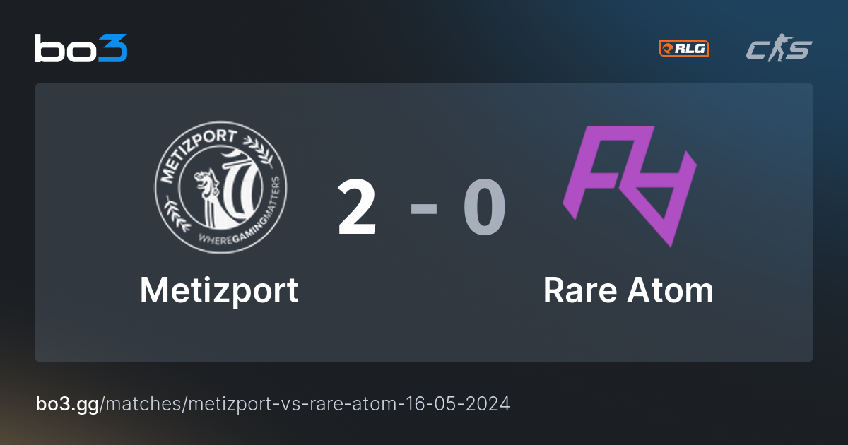 Metizport vs Rare Atom - CS2 Match at RES European Series 4