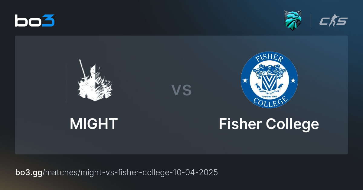 MIGHT vs Fisher College - Live - CS2 Match at Dust2.us Eagle Masters Series 1