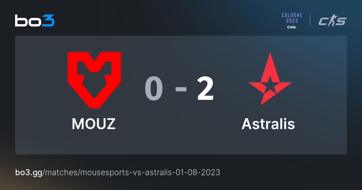 MOUZ vs Astralis - CS2 Match at IEM Cologne 2023