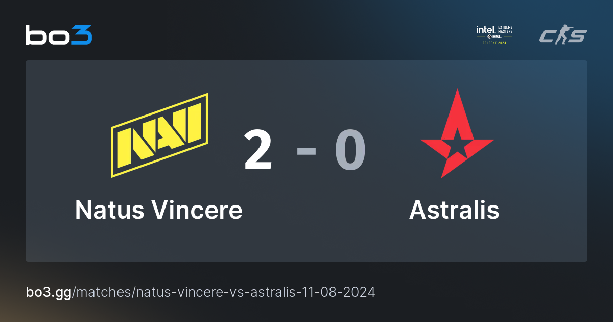 Natus Vincere vs Astralis - CS2 Match at IEM Cologne 2024