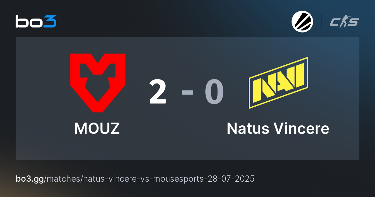 MOUZ vs Natus Vincere - CS2 Match at Intel Extreme Masters Cologne 2025