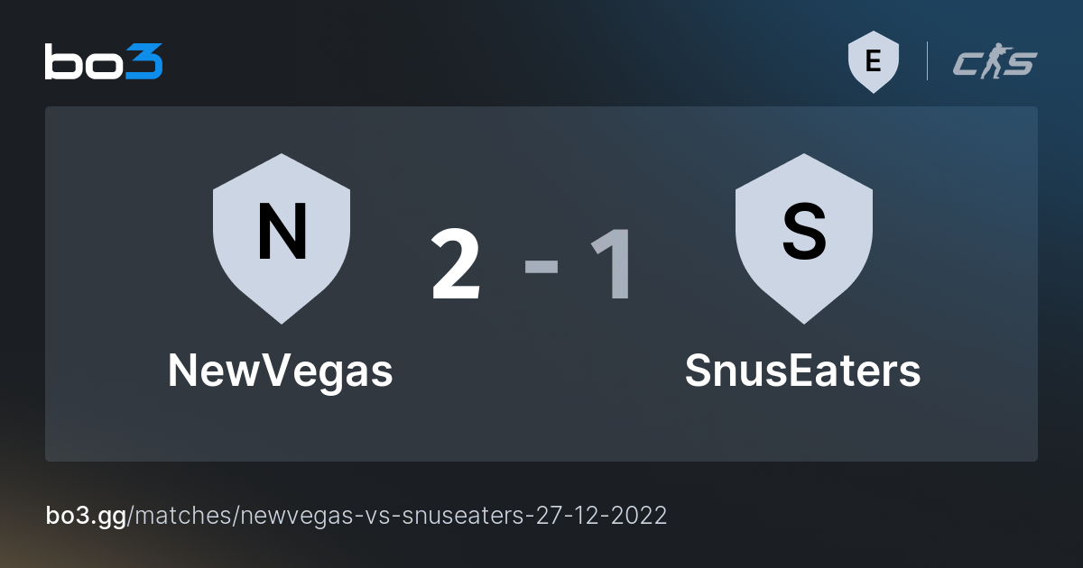 NewVegas vs SnusEaters - CS2 Match at ESEA Open Europe season 43 2022