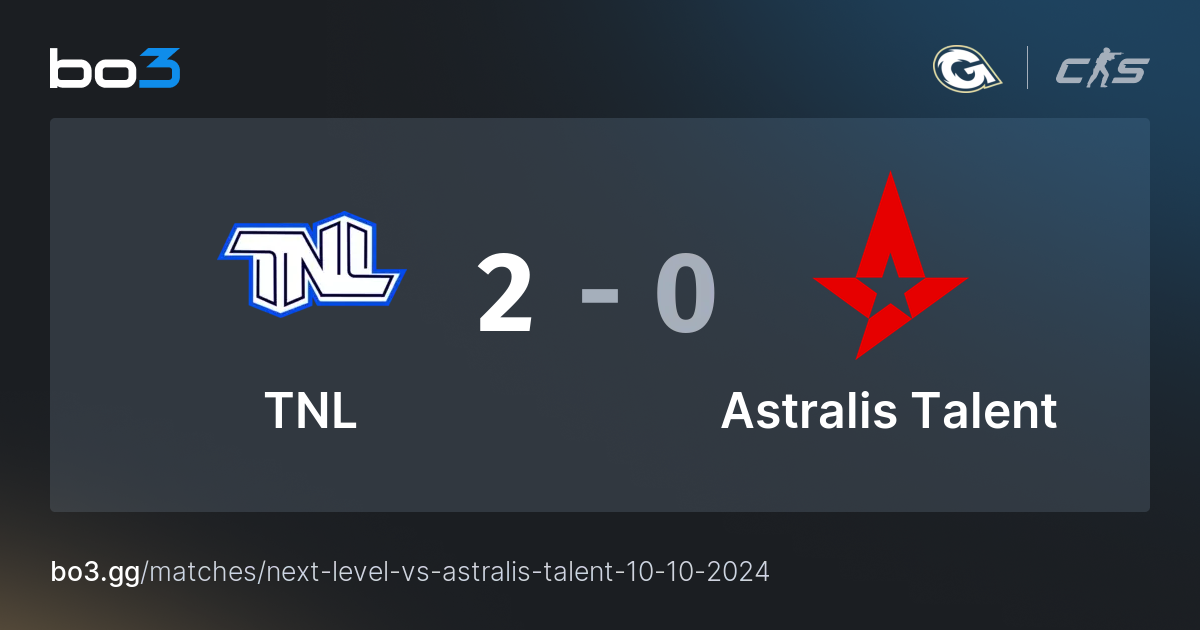 TNL vs Astralis Talent - CS2 Match at Galaxy Battle 2