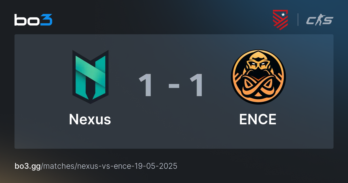 Nexus vs ENCE - CS2 Match at YGames PRO Series 2025