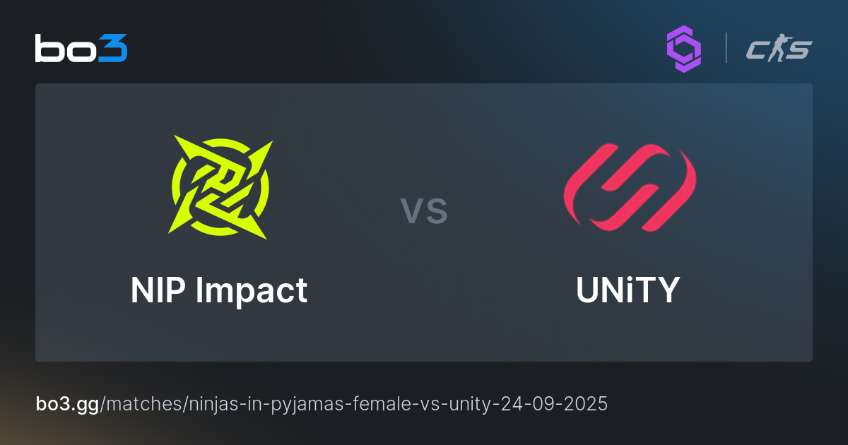NIP Impact vs UNiTY - CS2 Match at CCT Season 3 European Series 8 Play-In