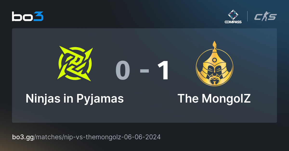 Ninjas in Pyjamas vs The MongolZ - CS2 Match at YaLLa Compass 2024
