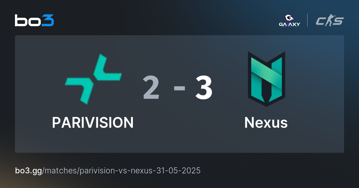 PARIVISION vs Nexus - CS2 Match at Galaxy Battle 2025 // Phase 2