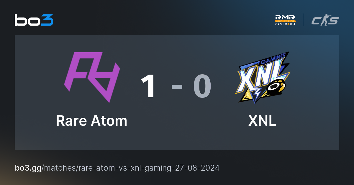 Rare Atom vs XNL - CS2 Match at Perfect World Shanghai Major 2024 ...