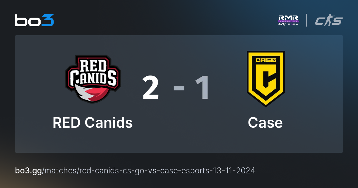 RED Canids vs Case - CS2 Match at Perfect World Shanghai Major 2024: American RMR