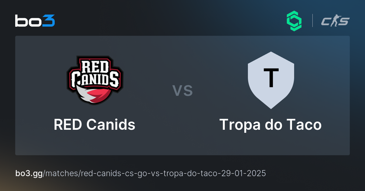 RED Canids vs Tropa do Taco - CS2 Match at CCT Season 2 South American Series 6