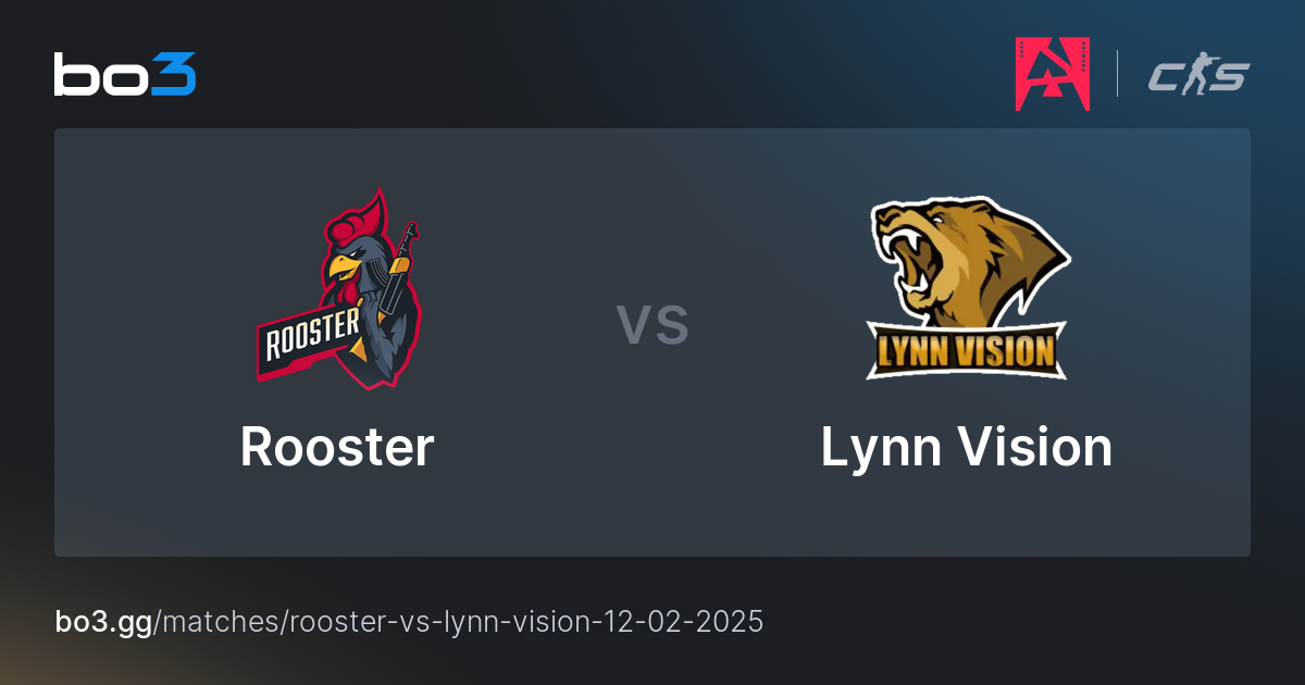 Rooster vs Lynn Vision - Live - CS2 Match at BLAST Rising Asia Spring 2025
