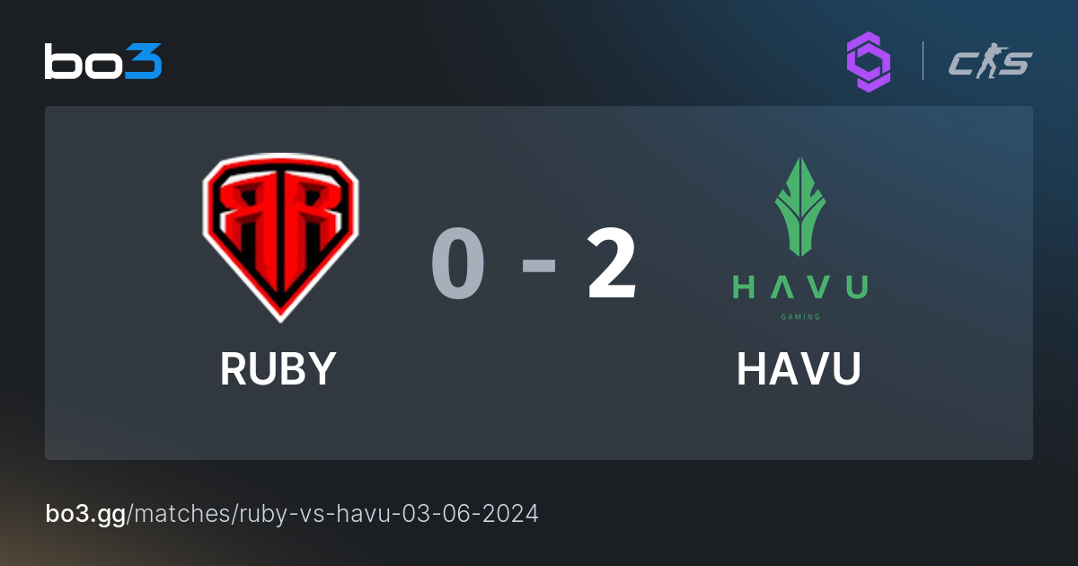 RUBY vs HAVU - CS2 Match at CCT Season 2 European Series 5