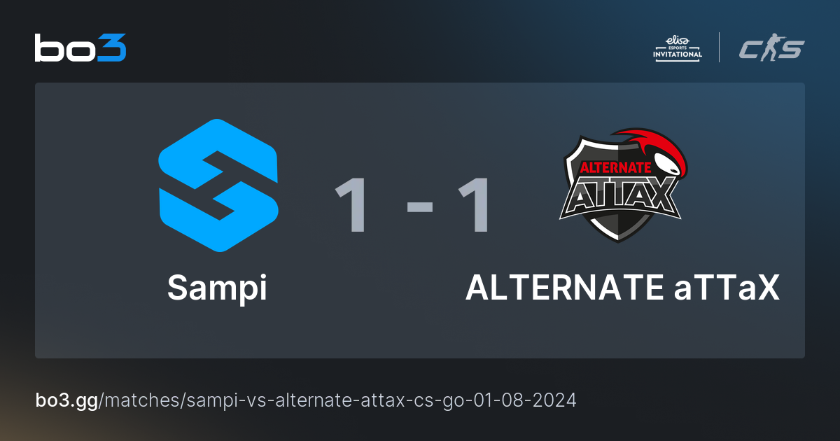 Sampi vs ALTERNATE aTTaX - CS2 Match at Elisa Invitational Fall 2024