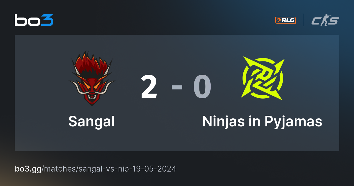 Sangal vs Ninjas in Pyjamas - CS2 Match at RES European Series 4