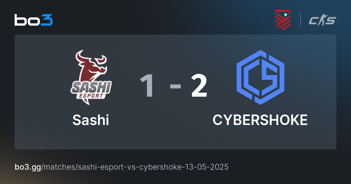 Sashi vs CYBERSHOKE - CS2 Match at YGames PRO Series 2025