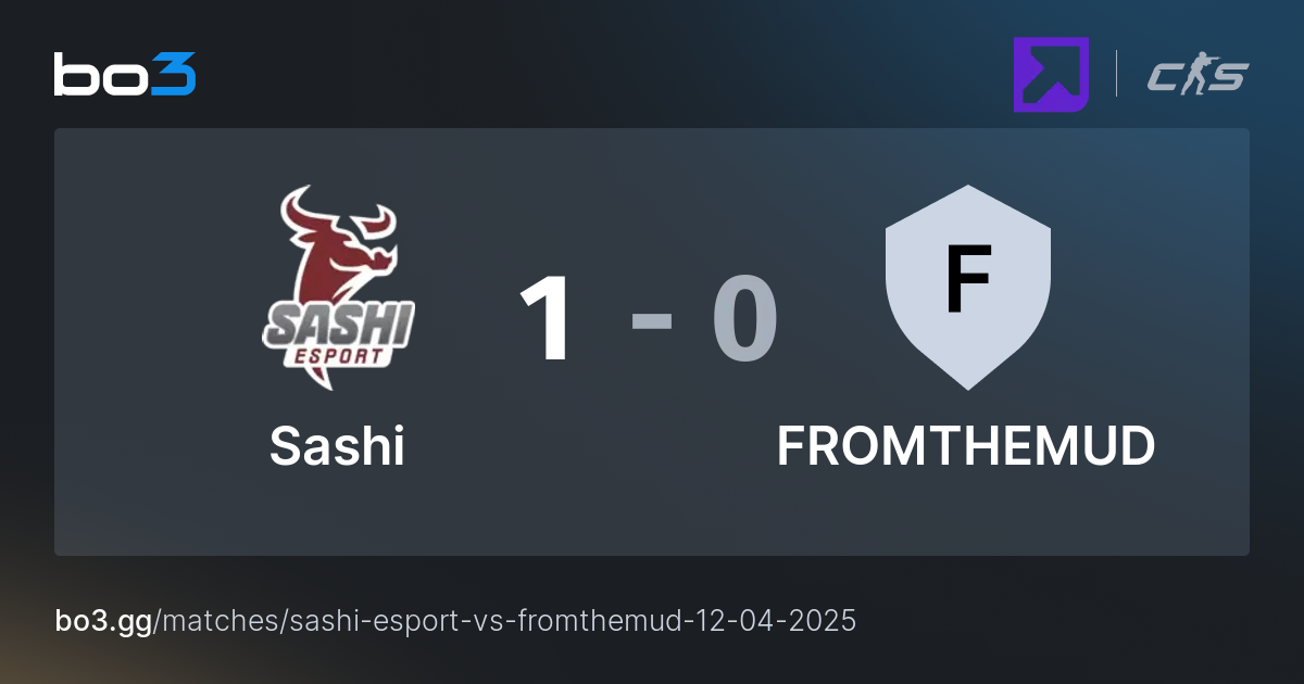 Sashi vs FROMTHEMUD - Live - CS2 Match at Level Up LUND!