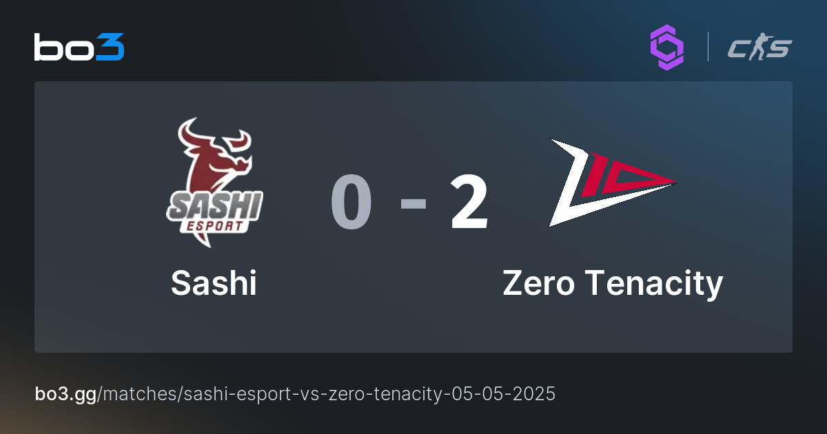 Sashi vs Zero Tenacity - CS2 Match at CCT Season 3 European Series 1 ...