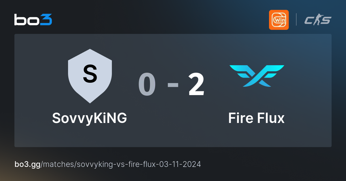 SovvyKiNG vs Fire Flux - CS2 Match at Winline Insight Season 6