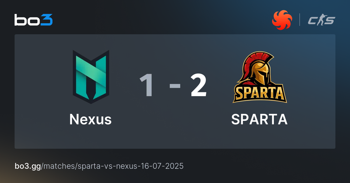 Nexus vs SPARTA - CS2 Match at Exort Series 13