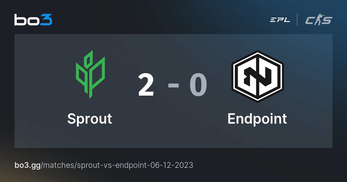 Sprout vs Endpoint - Partido de CS2 en European Pro League Season 12