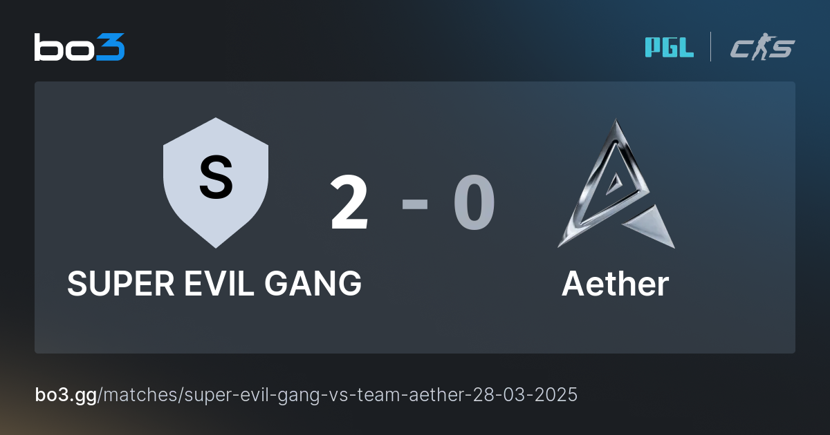 SUPER EVIL GANG vs Aether - CS2 Match at PGL Astana 2025: North ...