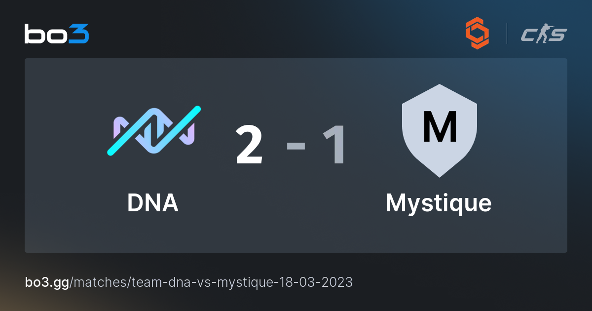 DNA vs Mystique - CS2