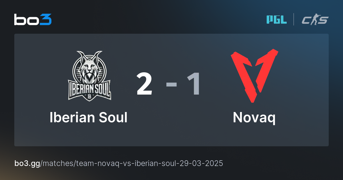 Iberian Soul vs Novaq - CS2 Match at PGL Astana 2025: European Qualifier
