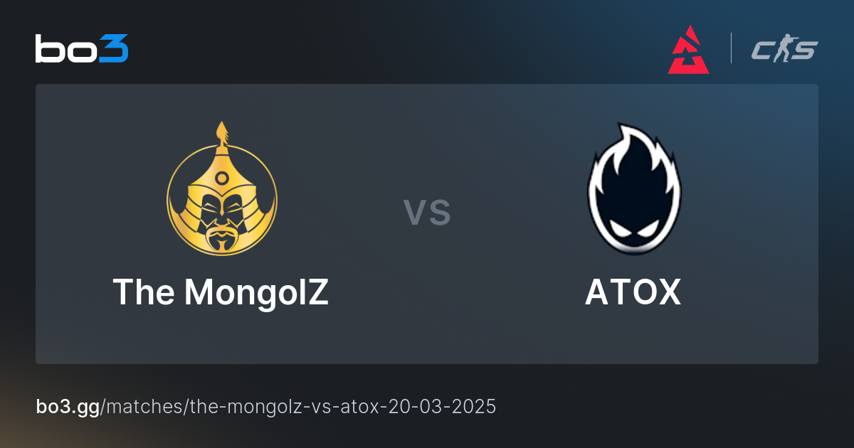 The MongolZ vs ATOX - Live - CS2 Match at BLAST Open Spring 2025