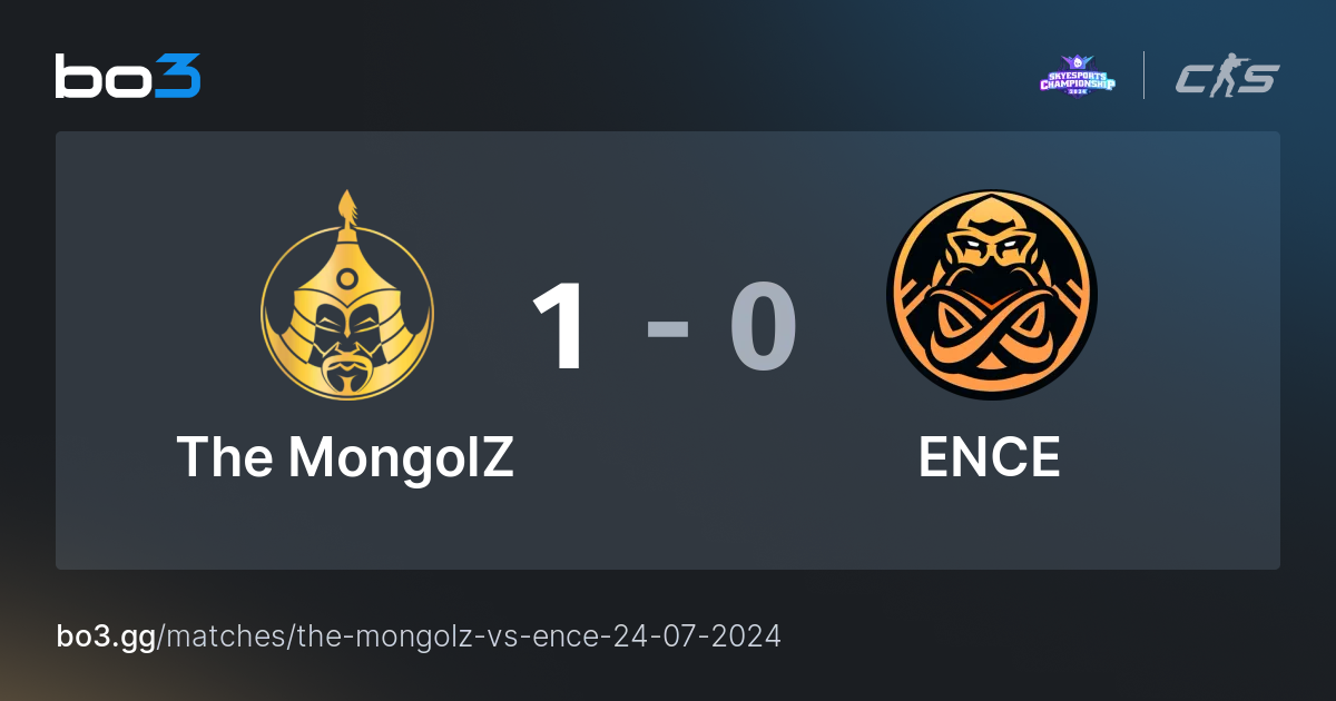 The MongolZ vs ENCE - Partido de CS2 en Skyesports Championship 2024