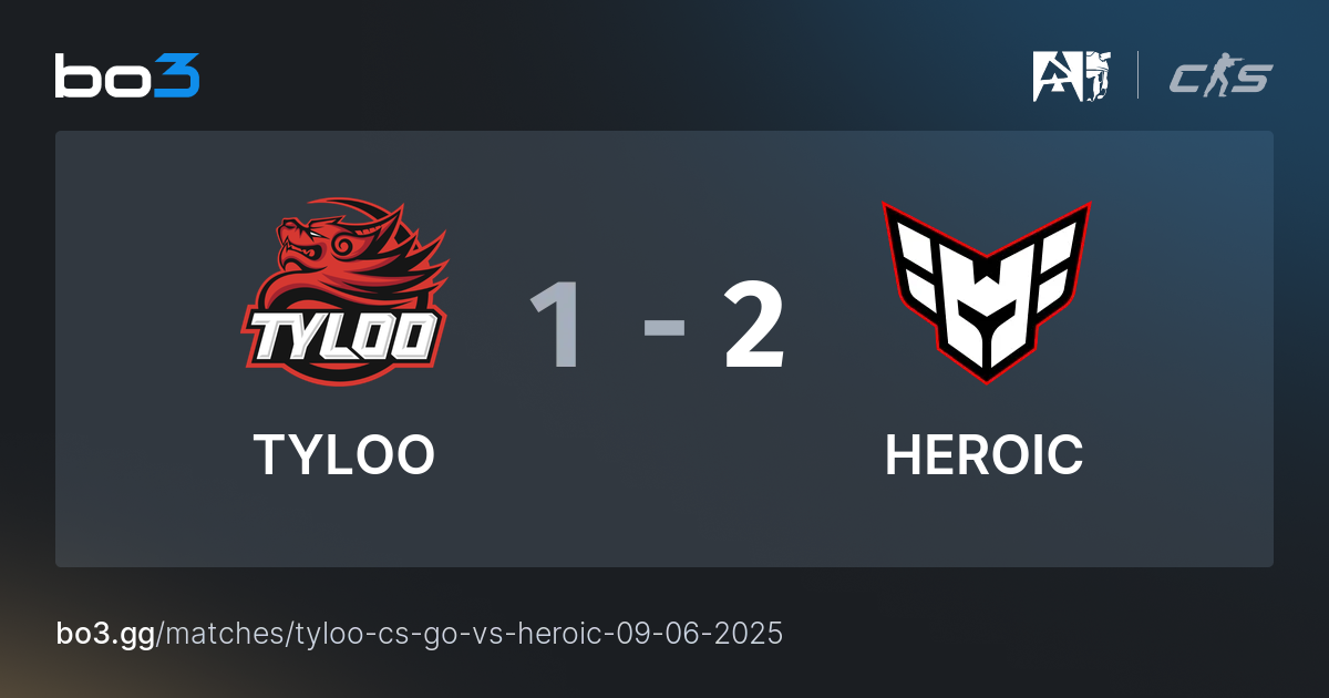 TYLOO vs HEROIC - CS2 Match at BLAST.tv Austin Major 2025 Stage 2