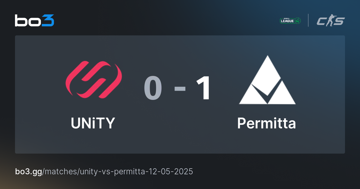 UNiTY vs Permitta - Live - CS2 Match at ESEA season 53: Advanced Division - Europe