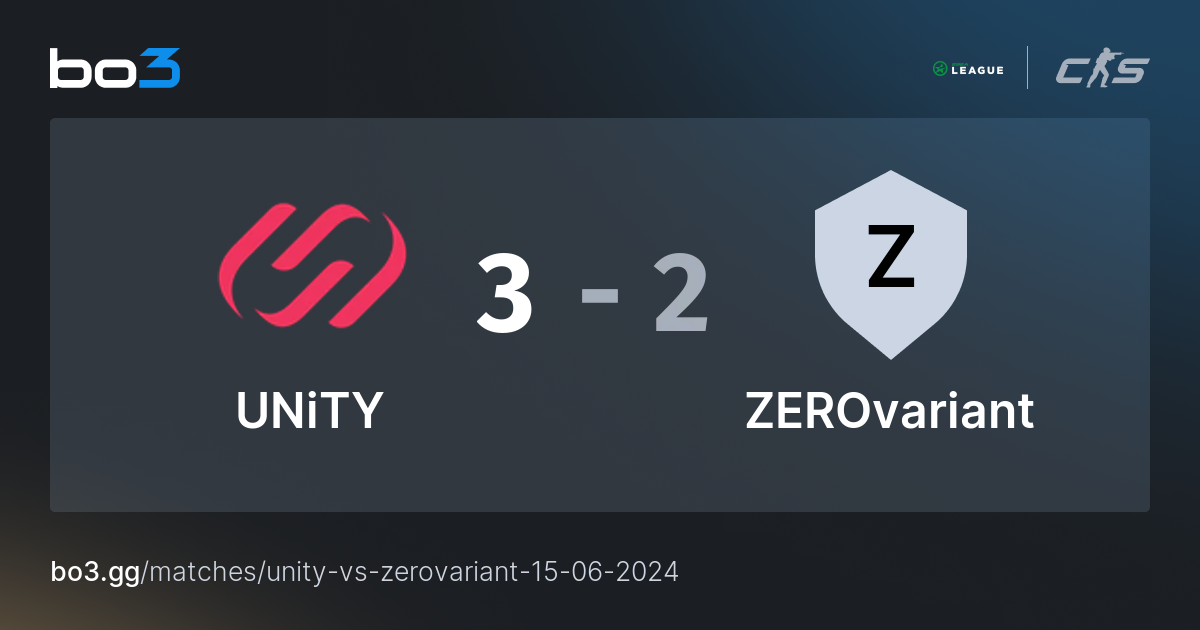 UNiTY vs ZEROvariant - CS2 Match at ESEA Season 49: Main Division - Europe