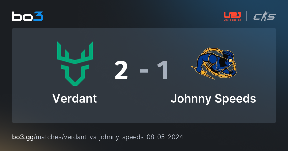 Verdant vs Johnny Speeds - CS2 Match at United21 League Season 15