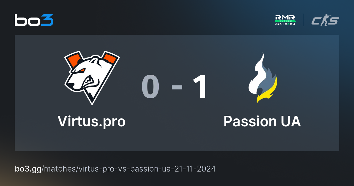 Virtus.pro vs Passion UA – Mirage – CS2