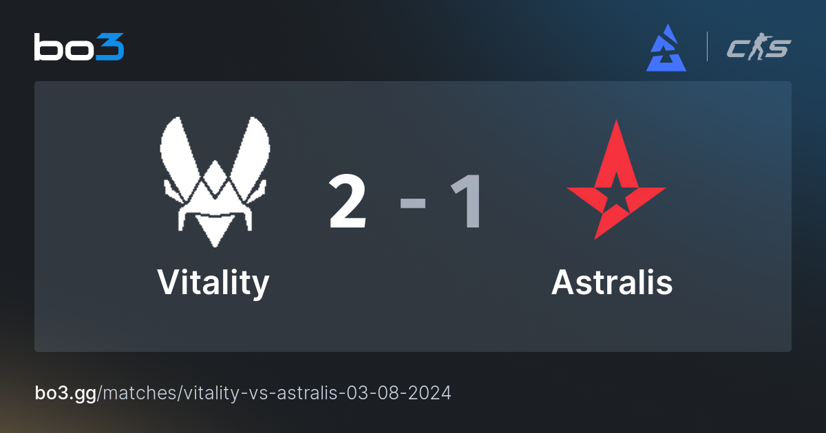 Vitality vs Astralis - CS2