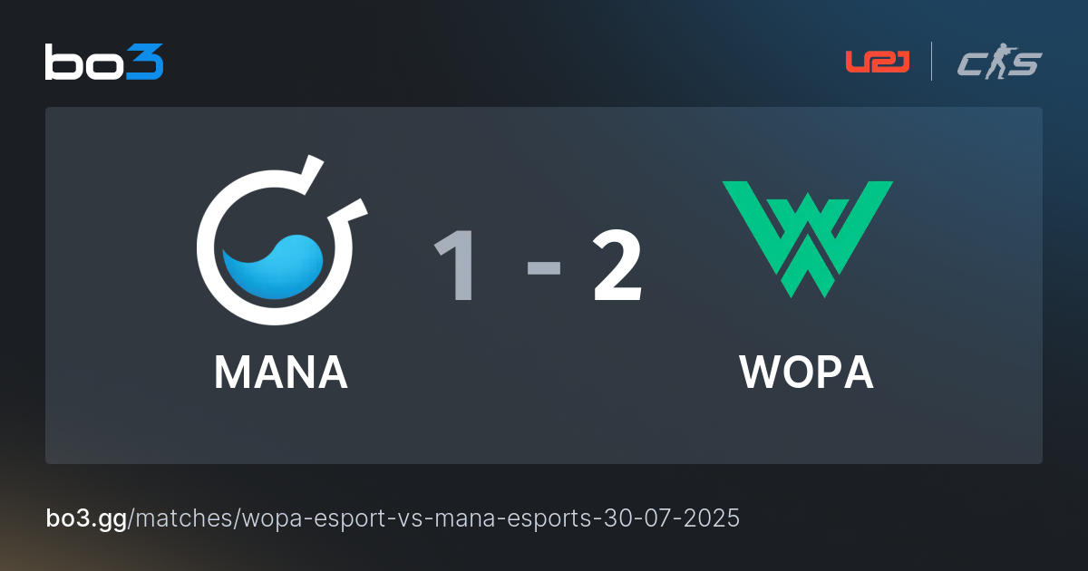 MANA vs WOPA - CS2 Match at United21 Season 35