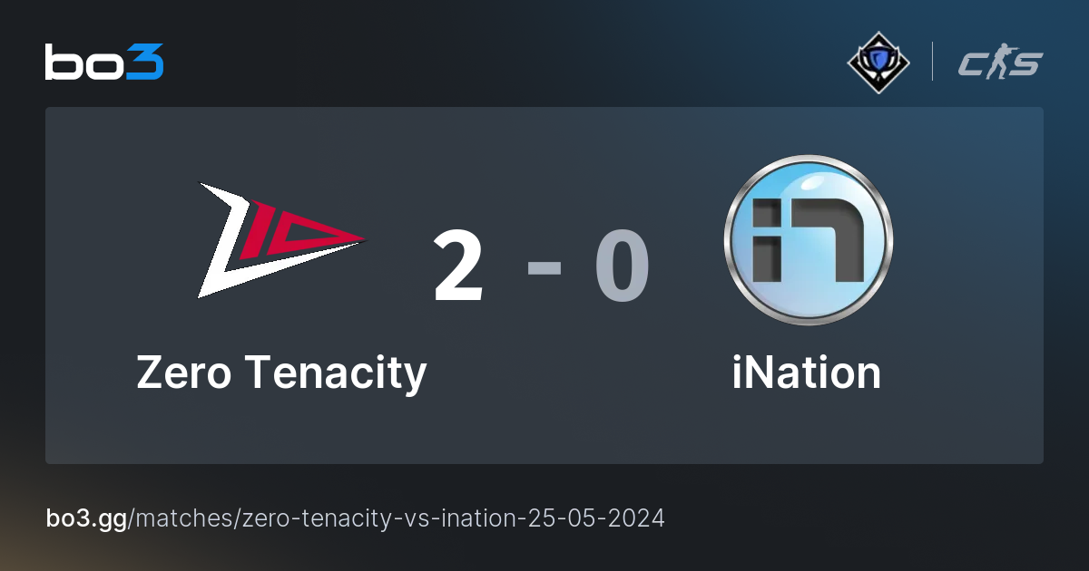 Zero Tenacity vs iNation - CS2 Match at RES Season 7 2024