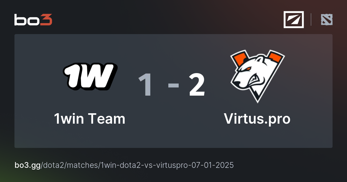 1win Team vs Virtus.pro - Dota 2 – bo3.gg