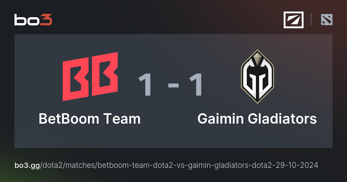 BetBoom Team vs Gaimin Gladiators - Dota 2 – bo3.gg