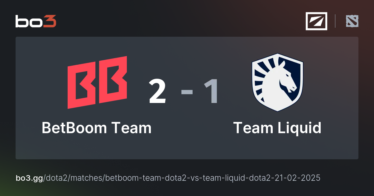 BetBoom Team vs Team Liquid - Dota 2 – bo3.gg