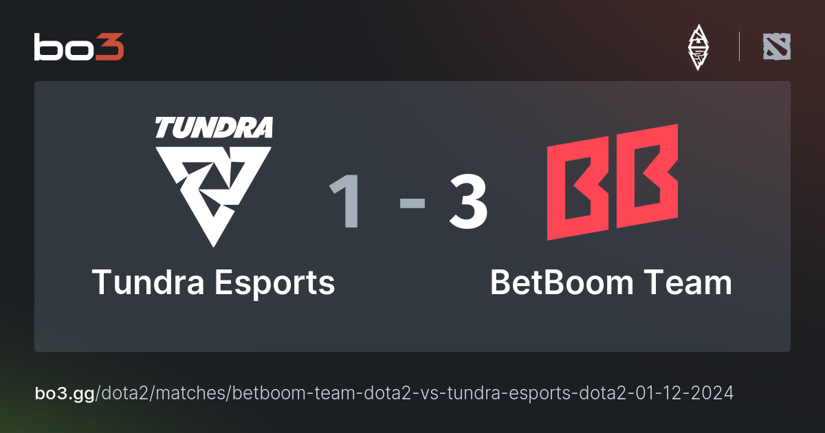 Tundra Esports vs BetBoom Team - Dota 2 – bo3.gg