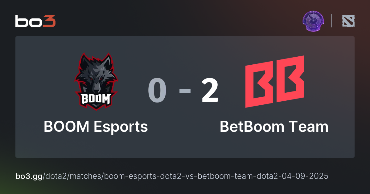 BOOM Esports vs BetBoom Team – Map 2 – Dota 2 – bo3.gg